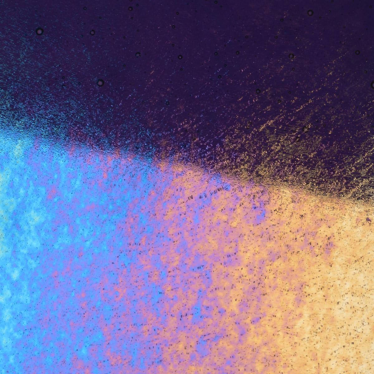 Deep Royal Purple Transparent, Double-rolled, Iridescent, rainbow, 3 m ...