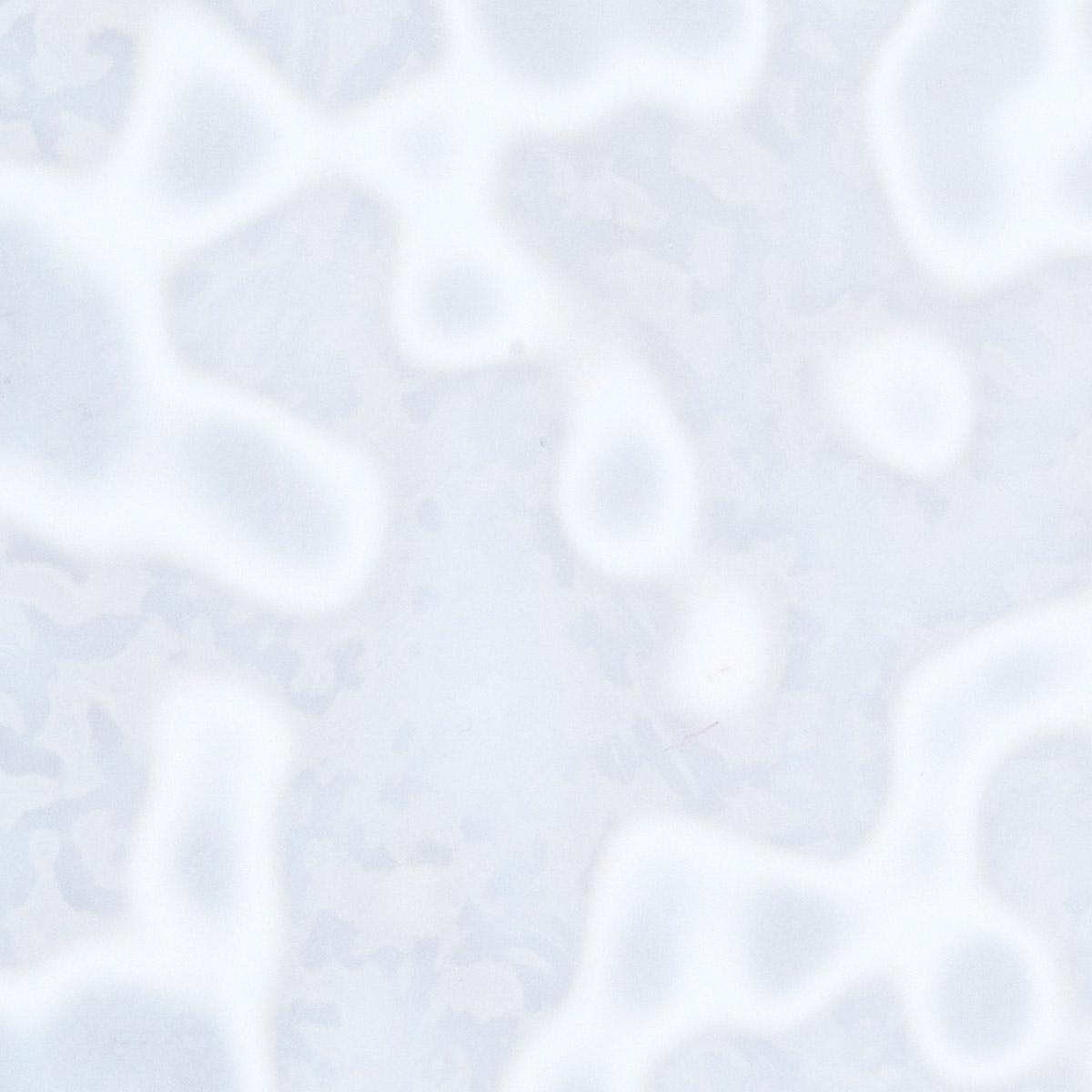 White Opalescent Mottle, Single-rolled, 3 mm, Color Sample, 3x5 in.